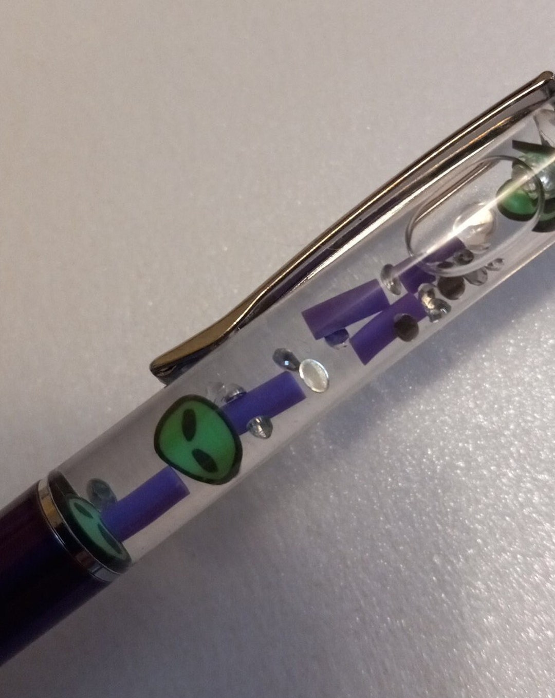 Purple Alien Pen, Floaty Alien Pen - Etsy