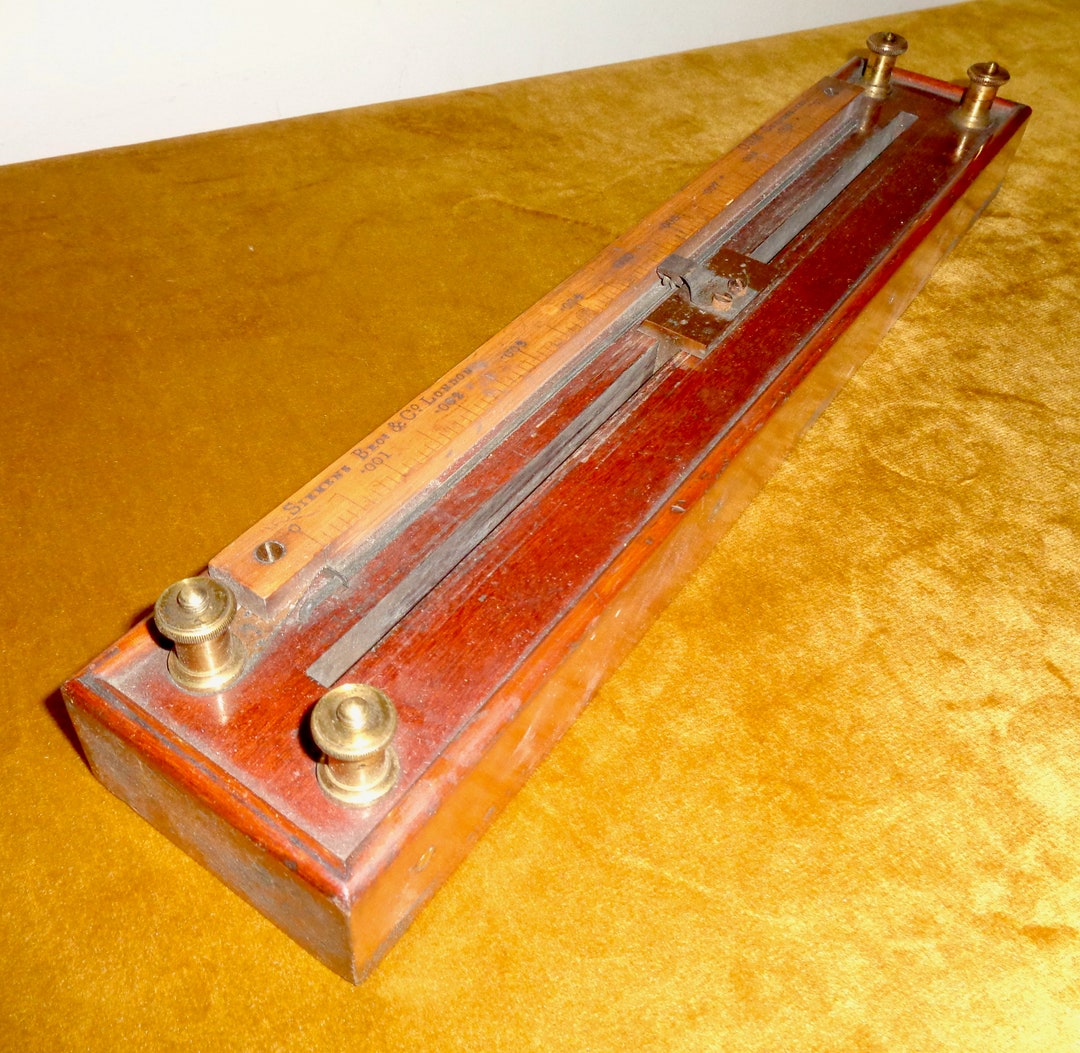 Vintage Siemens Brothers Slide Wire Potentiometer in Wood and Brass - Etsy