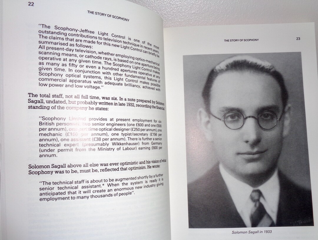 1988 the Story of Scophony by Thomas Singleton. the Royal - Etsy