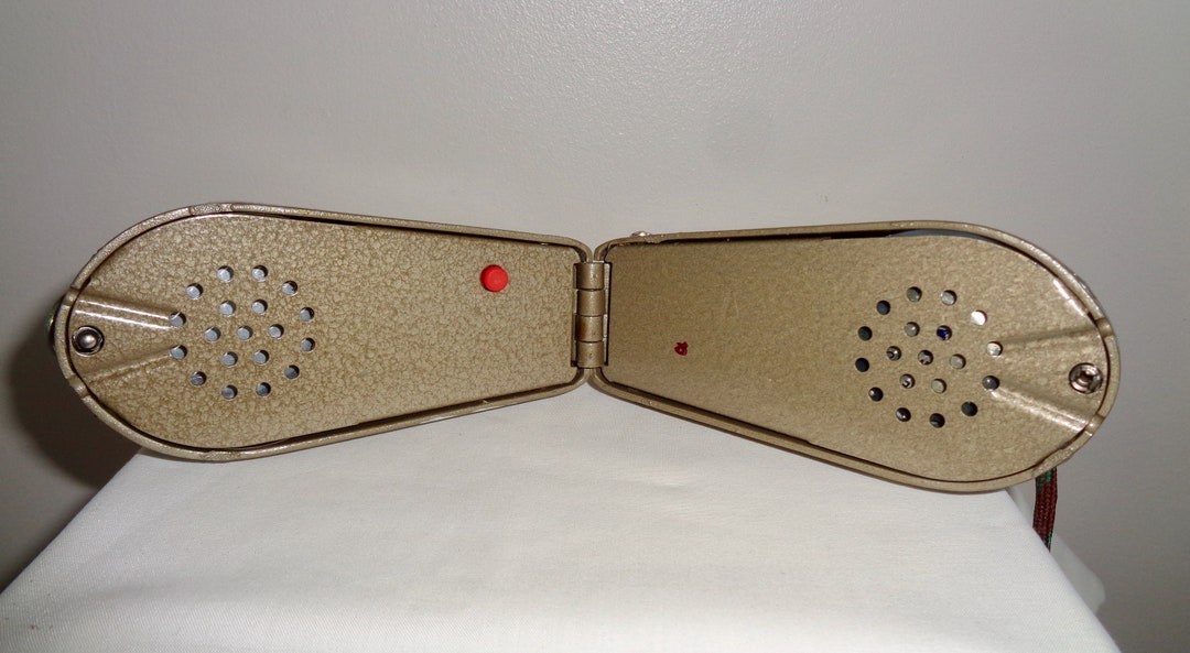 SALE Vintage Czech Tesla Military Spy Set Radio Clamshell Microphone ...