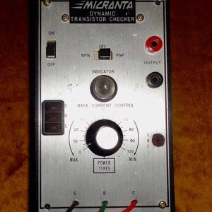1979 Micronta Dynamic Transistor Checker / Tester 22-024 - Etsy