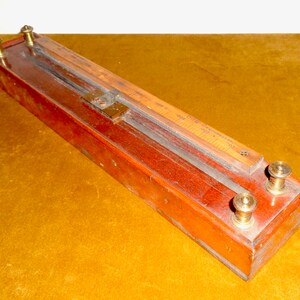 Vintage Siemens Brothers Slide Wire Potentiometer in Wood and Brass - Etsy