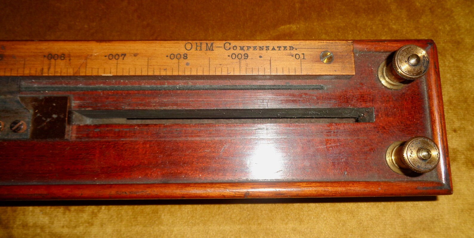 Vintage Siemens Brothers Slide Wire Potentiometer in Wood and Brass - Etsy