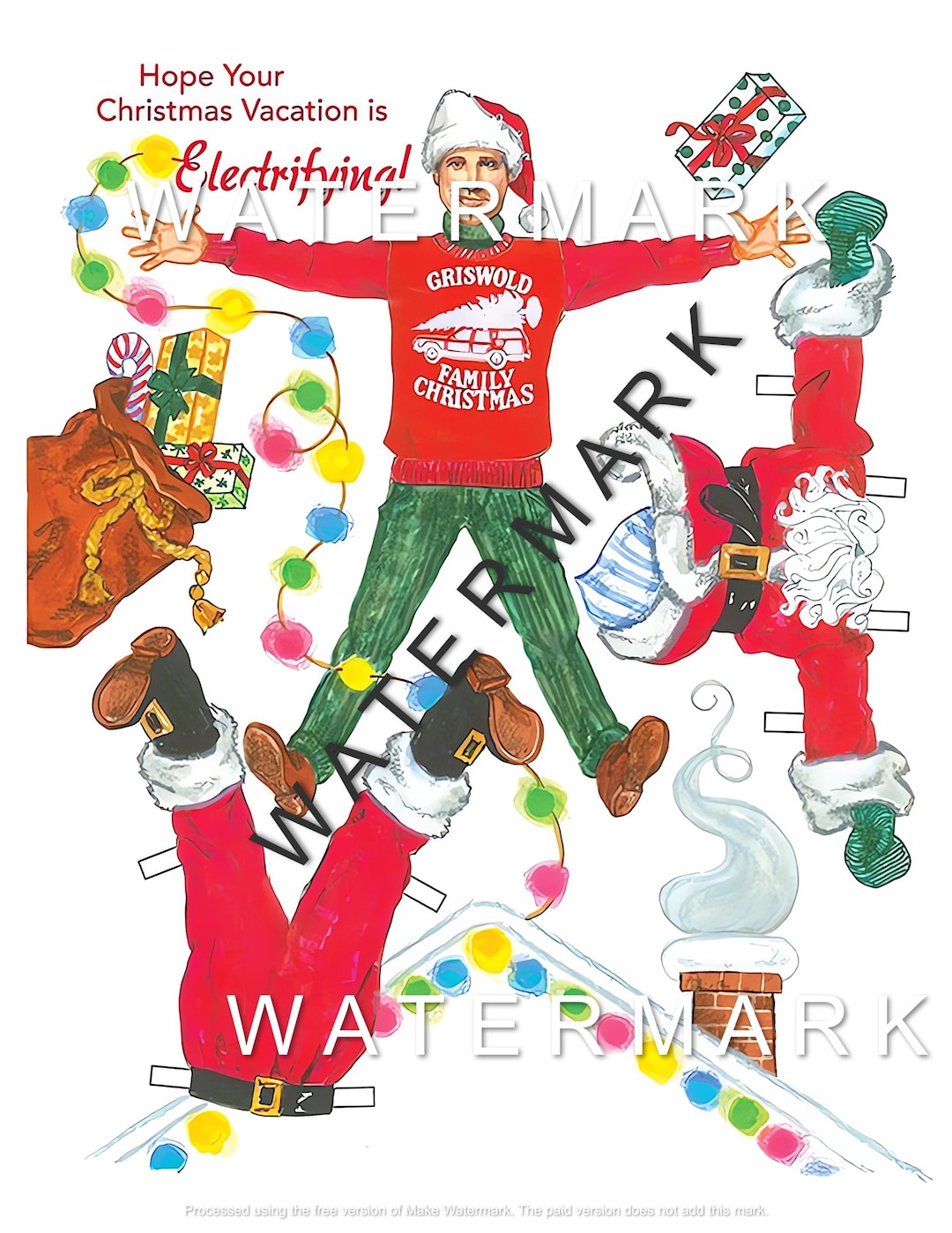 National Lampoon's Christmas Vacation Griswold Paper Dolls Jelly of the ...