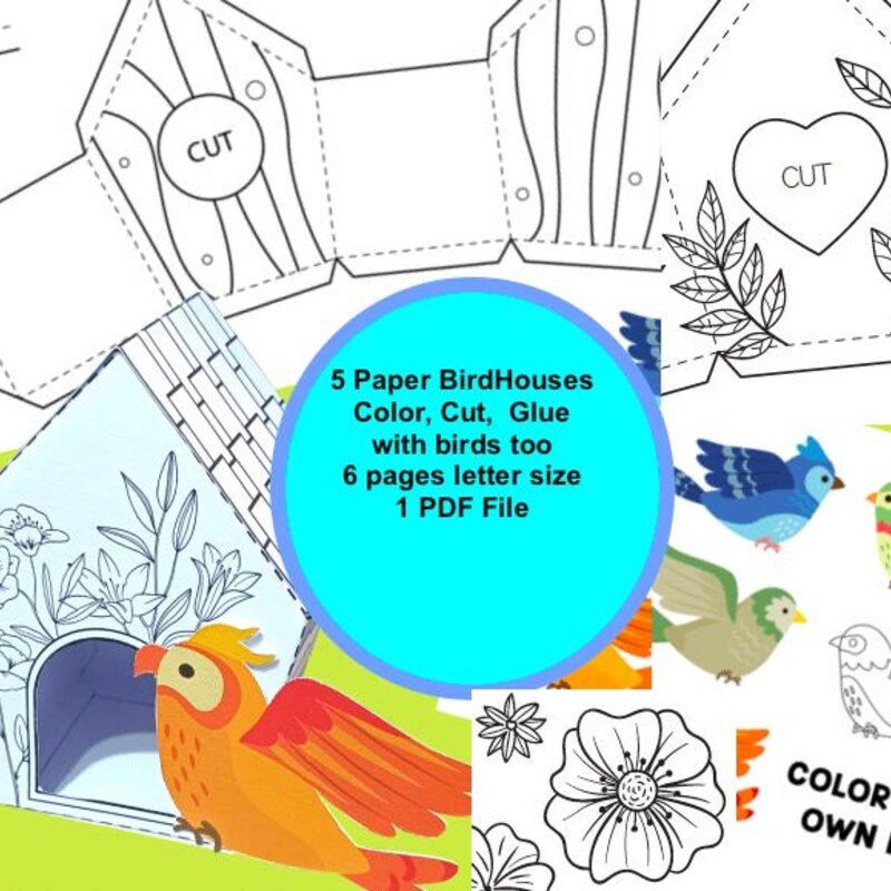 Pink Birdhouse - Etsy