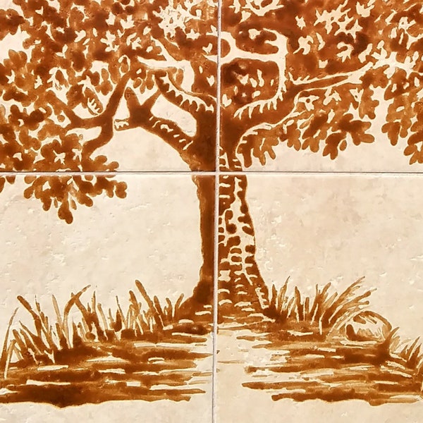 Ceramic Tile Address Numbers / Scroll Pattern - Etsy