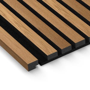 White Oak Slat Wall Wood Panel End Piece - Etsy