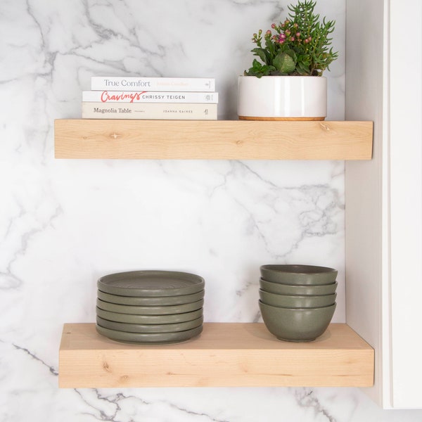 Floating Shelves With 3 Inch Thick - Etsy