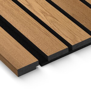 White Oak Slat Wall Wood Panel End Piece - Etsy