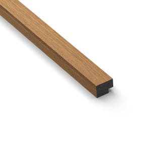 White Oak Slat Wall Wood Panel End Piece - Etsy