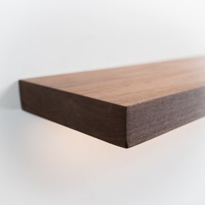 Walnut Led Floating Shelves, Lighted Bar Shelving, Wood Floating Shelf ...