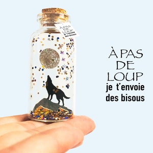 Personalized Wolf Message in a Bottle, Send a Hug Gift, Powerful ...