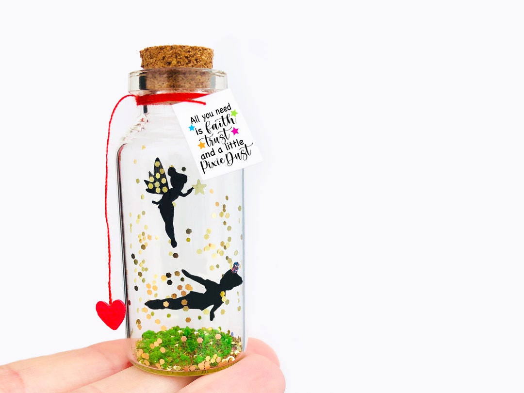Peter Pan Gift, Message in Bottle, Personalized Magical Present for ...