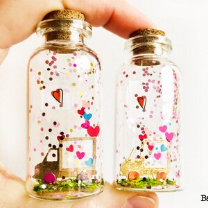 Loads of Love Message in a Bottle, Personalized Long Distance Gift for ...