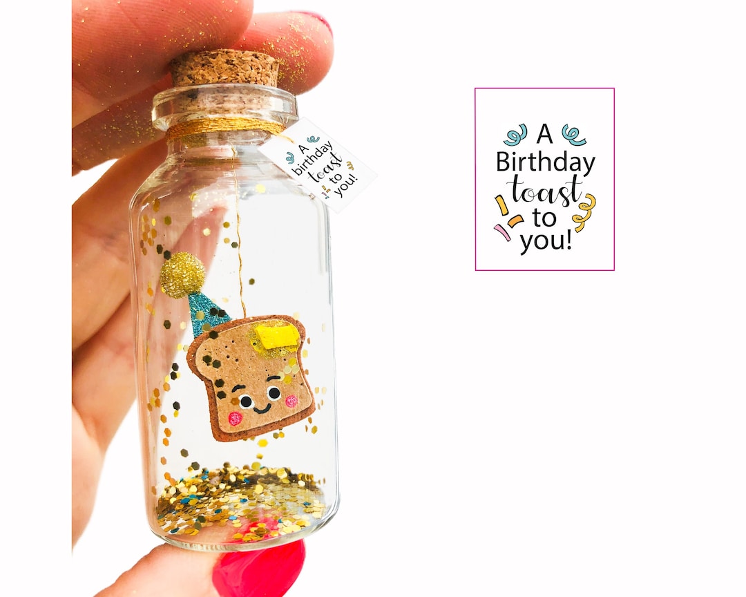 Tiny Toast Message in a Bottle: Personalized Friendship Gift - Etsy