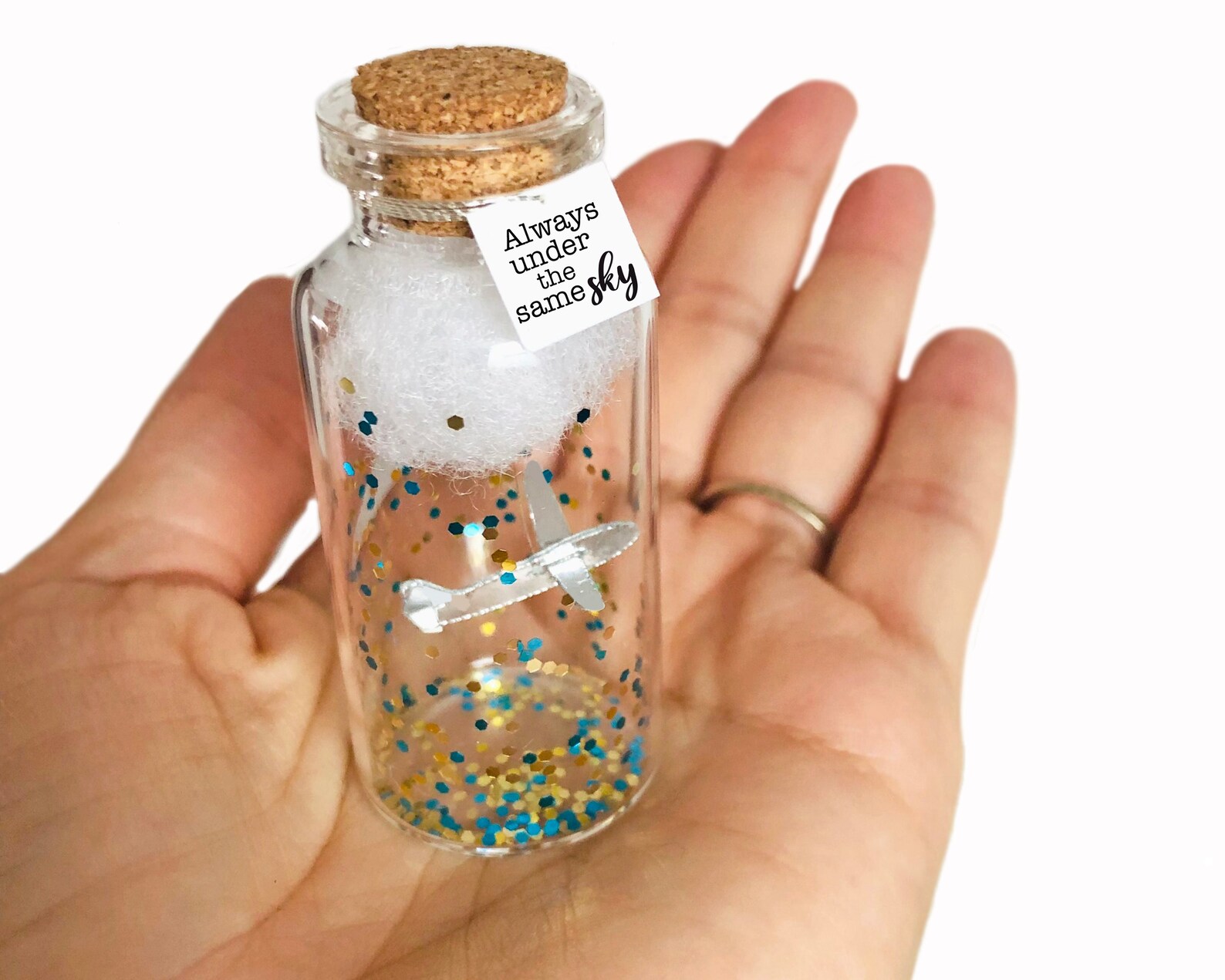 Miles Apart Message in a Bottle Long Distance Gift Missing - Etsy