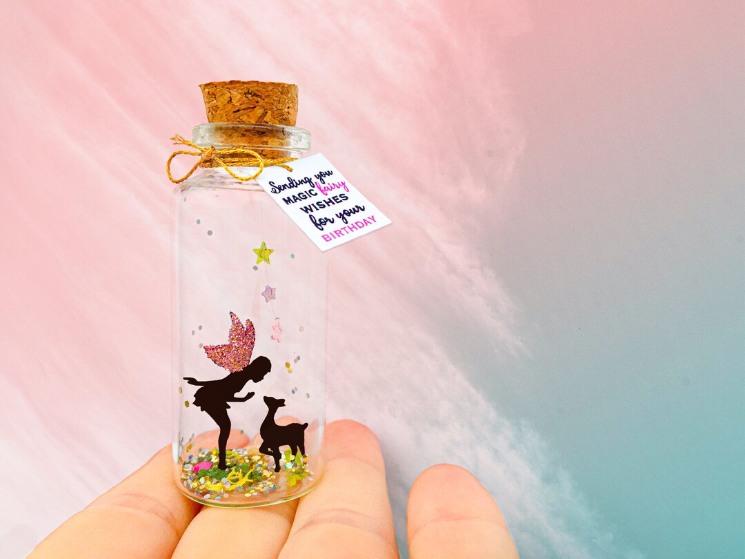 Fairy Message Bottle, Personalized Gifts for Sister, Little Girl, Fairy ...