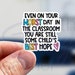 One Rule Classroom Wall Vinyl Decal, Classroom Door, Be Your Best Decal ...