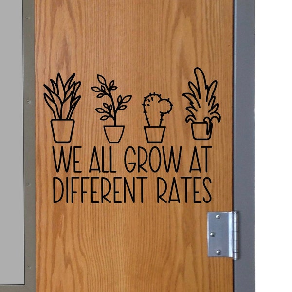 We Grow at Different Rates Poster - Etsy Australia