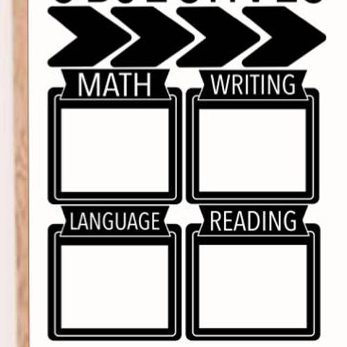 Subject Frame Target Chevron Objective With 8.5 X 11 Blank | Etsy