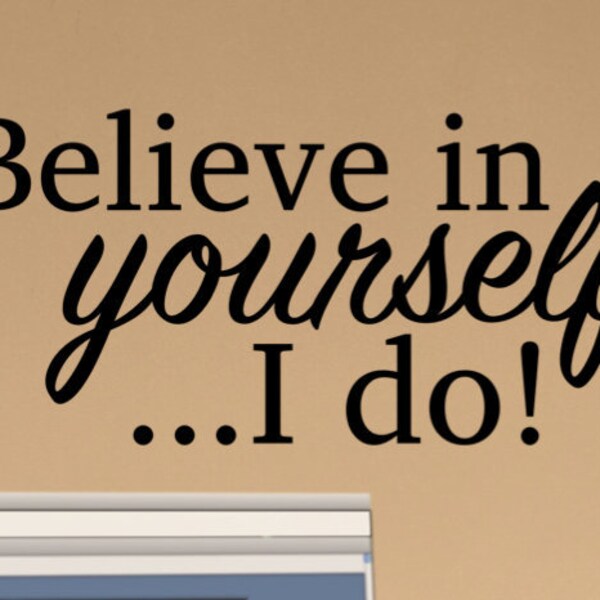 Believe Wall Decal - Etsy