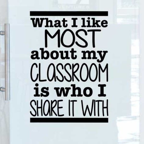 Classroom Wall Decal - Etsy