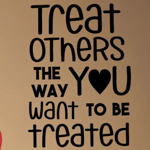 Treat Others the Way You Want to Be Treated Classroom Door - Etsy