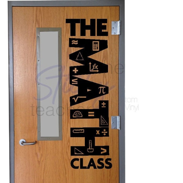 Math Vinyl Wall Decals - Etsy