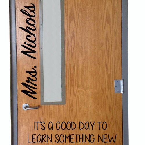 Personalized It's a Good Day to Learn Something New Door - Etsy