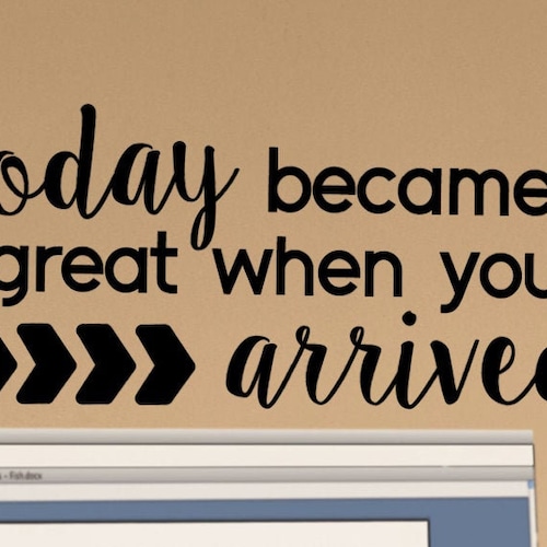 You Matter Using Classroom Clock Vinyl Wall Decal School - Etsy