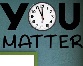 Clock Wall Decal | Etsy