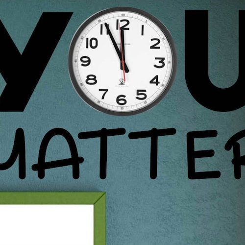 You Matter Wall Decal - Etsy