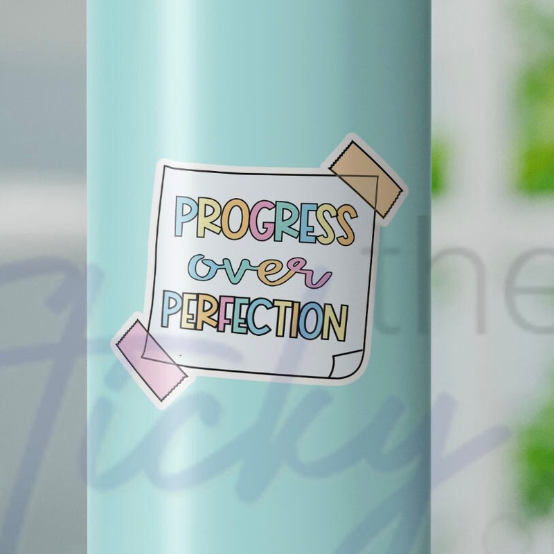 Progress Perfection - Etsy
