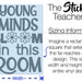 Knowledge is Power Classroom Door Vinyl Wall Decal School Elementary ...