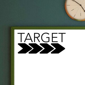 Objectives or Target Header Label Wall Decal School Elementary or ...