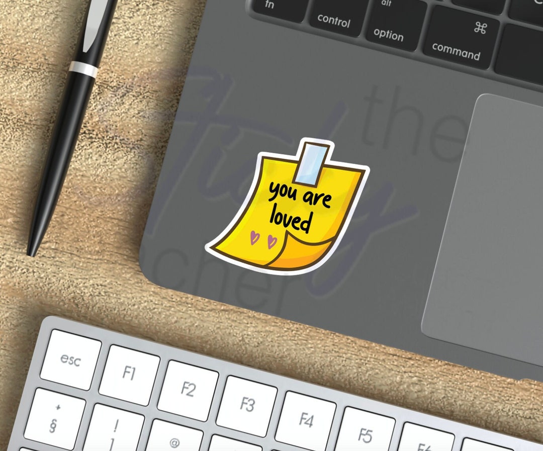 You Are Loved Vinyl Sticker - Water Bottle Laptop Computer Sticker ...