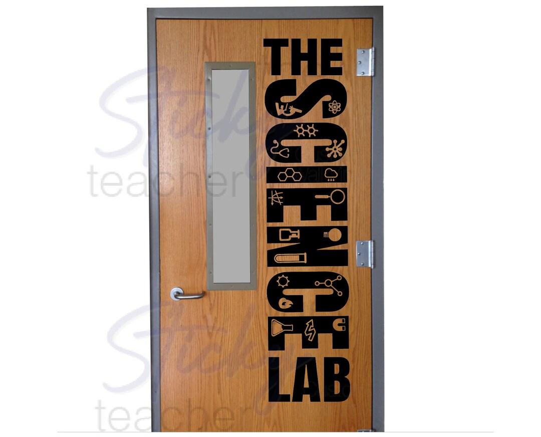 The Science LAB Wall Vinyl Decal, School Wall Vinyl, Science Decor ...
