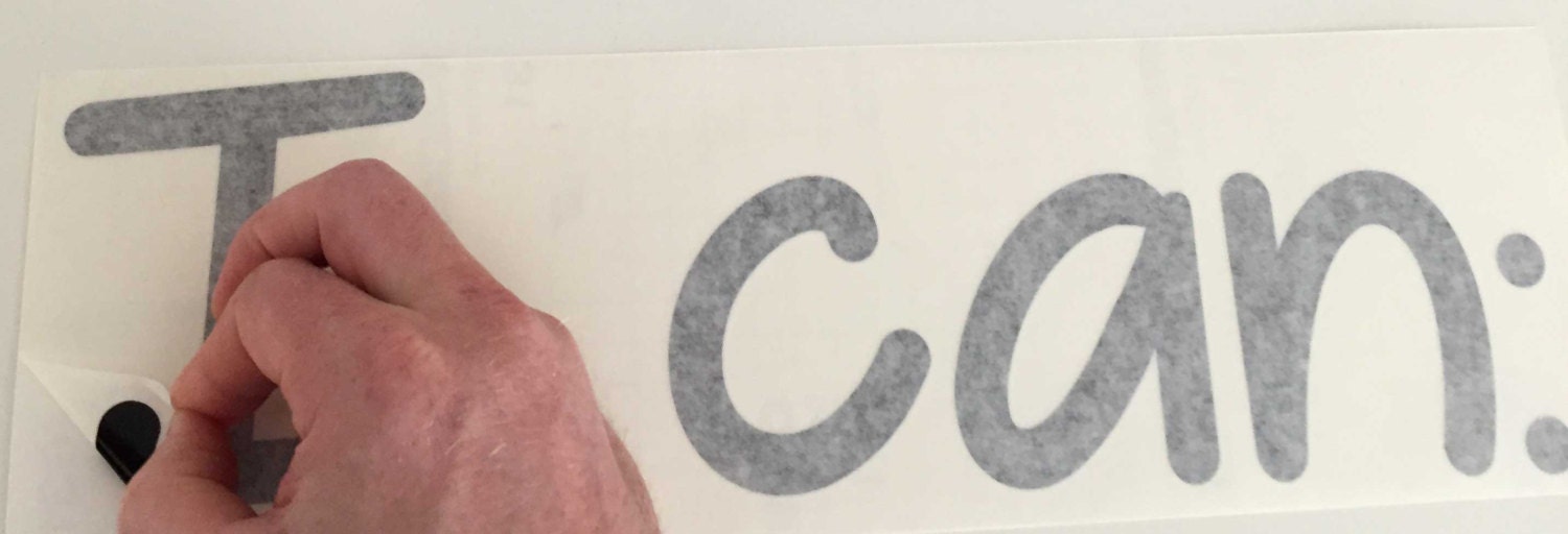 I Can Vinyl Decal Classroom Decal Teacher Decal Elementary Classroom ...