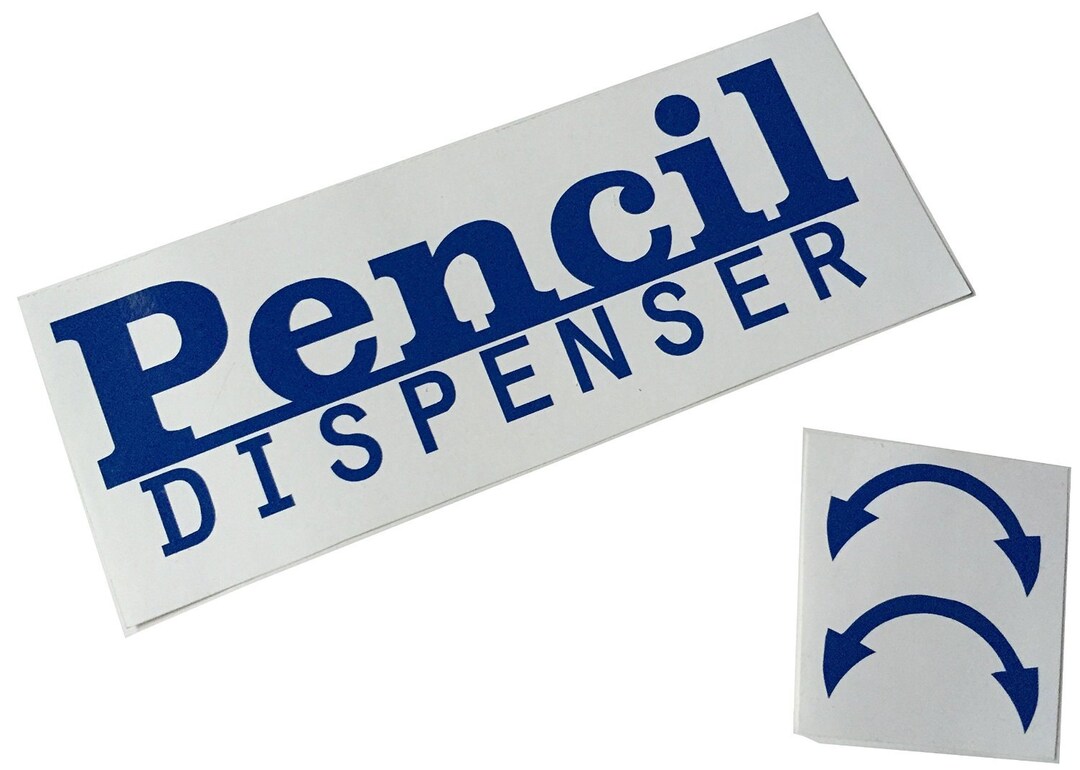 Pencil Dispenser Vinyl Decal Classroom Decal Teacher Decal Classroom ...