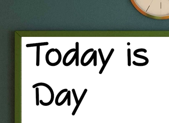 Today is and Day Vinyl Decal Classroom Decal Teacher Decal | Etsy