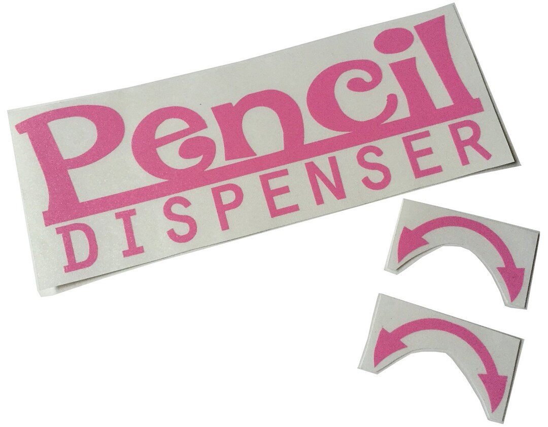 Pencil Dispenser Vinyl Decal Classroom Style 2 Decal Teacher Decal ...