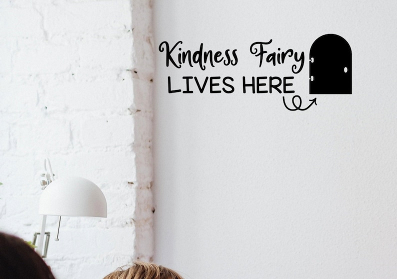 Kindness Fairy Lives Here Classroom Decal Teacher Decal - Etsy