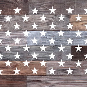 American Flag Vinyl Star Union Stencil Vinyl Application | DIY Wood ...
