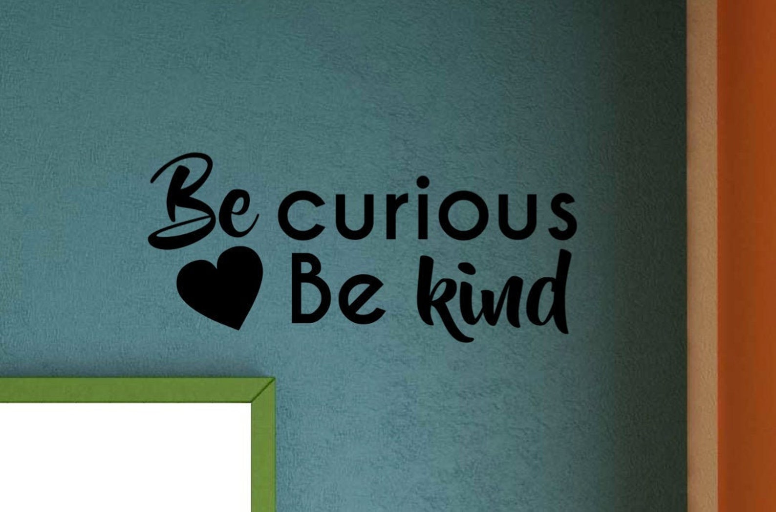 Be Curious Be Kind Classroom Door Vinyl Wall Decal School - Etsy