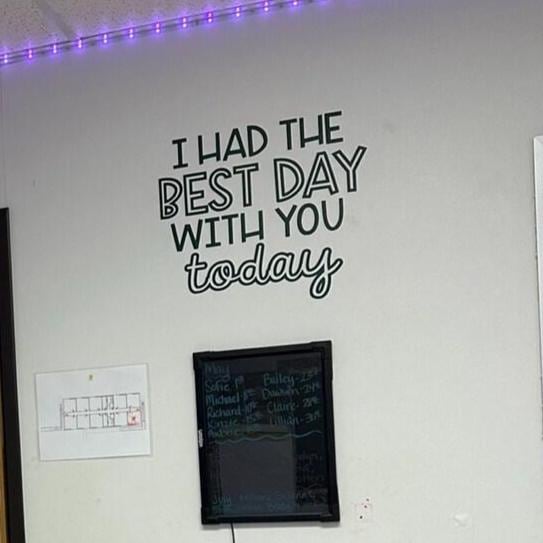I Had the Best Day With You Today Elementary Classroom Door Vinyl Wall ...