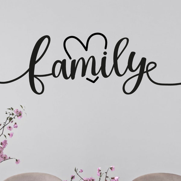 Family Wall Decal - Etsy