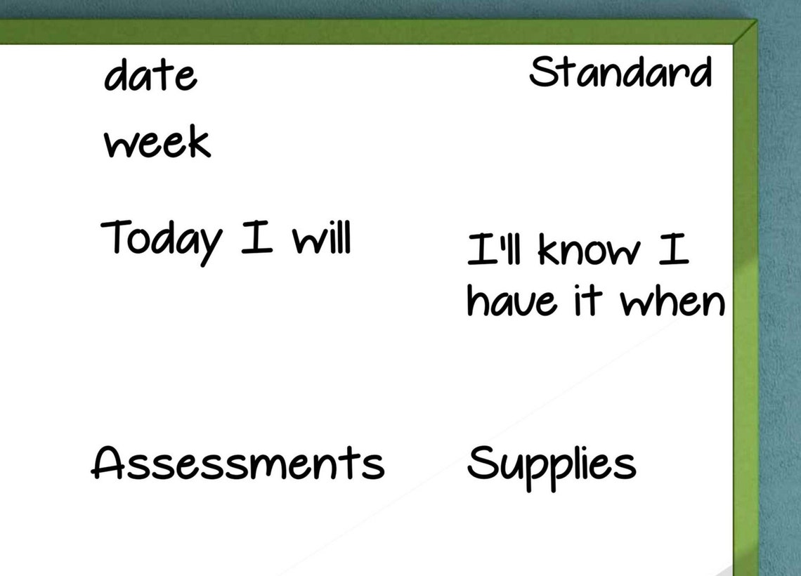 Classroom Organization Bundle Decal Teacher Decal Elementary | Etsy