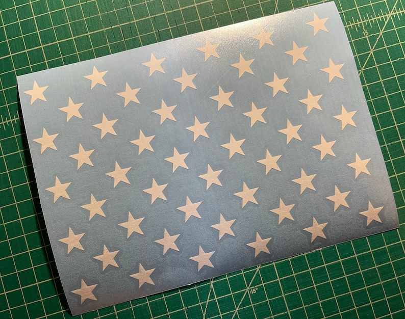 American Flag Vinyl Star Union Stencil Vinyl Application | DIY Wood ...