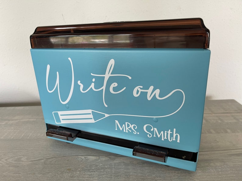 Custom Pencil Dispenser Vinyl Decal Classroom Style Decal - Etsy