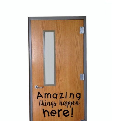 Personalized Name Classroom Door Vinyl Wall Decal School - Etsy